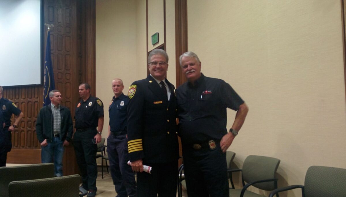 New Provo fire chief installed in city ceremony | News, Sports, Jobs ...
